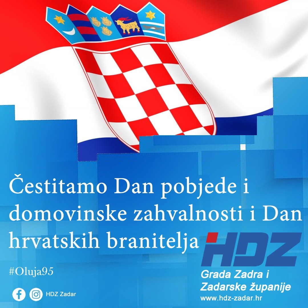 Dan pobjede i domovinske zahvalnosti i Dan hrvatskih branitelja - HDZ ...