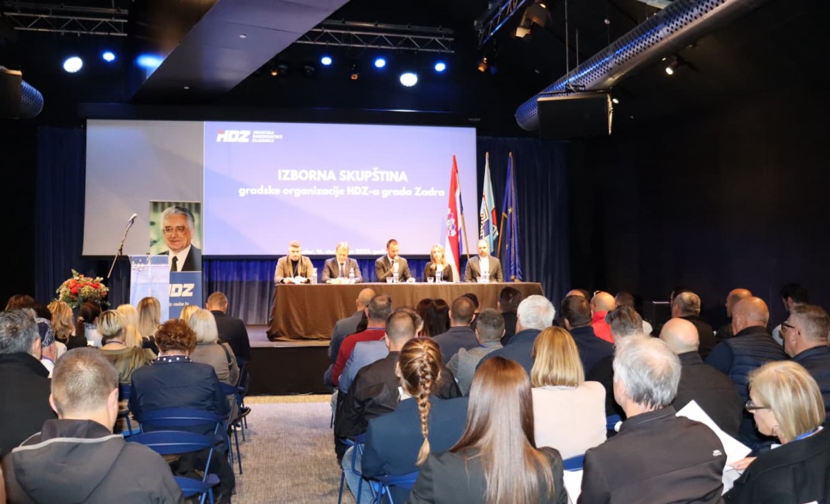 HDZ u Zadru izabrao novi Gradski odbor - HDZ grada Zadra